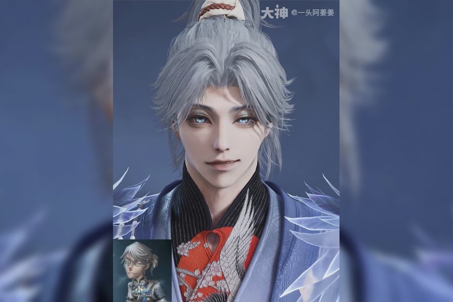 仿捏一个第五人格囚徒冬蝉皮肤的妆容！永劫无间捏脸站_永劫无间端游 | 大神